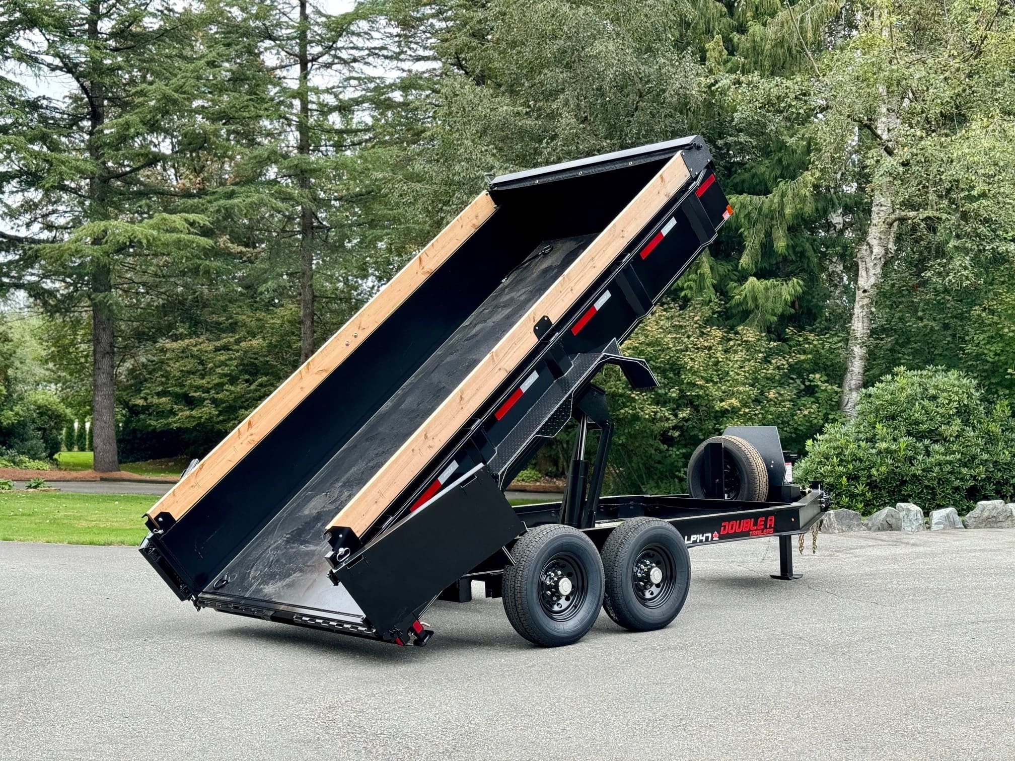 Double-A 7' X 14' Dump Trailer - Pro Series (15,400LBS GVW - 7K Axles ...