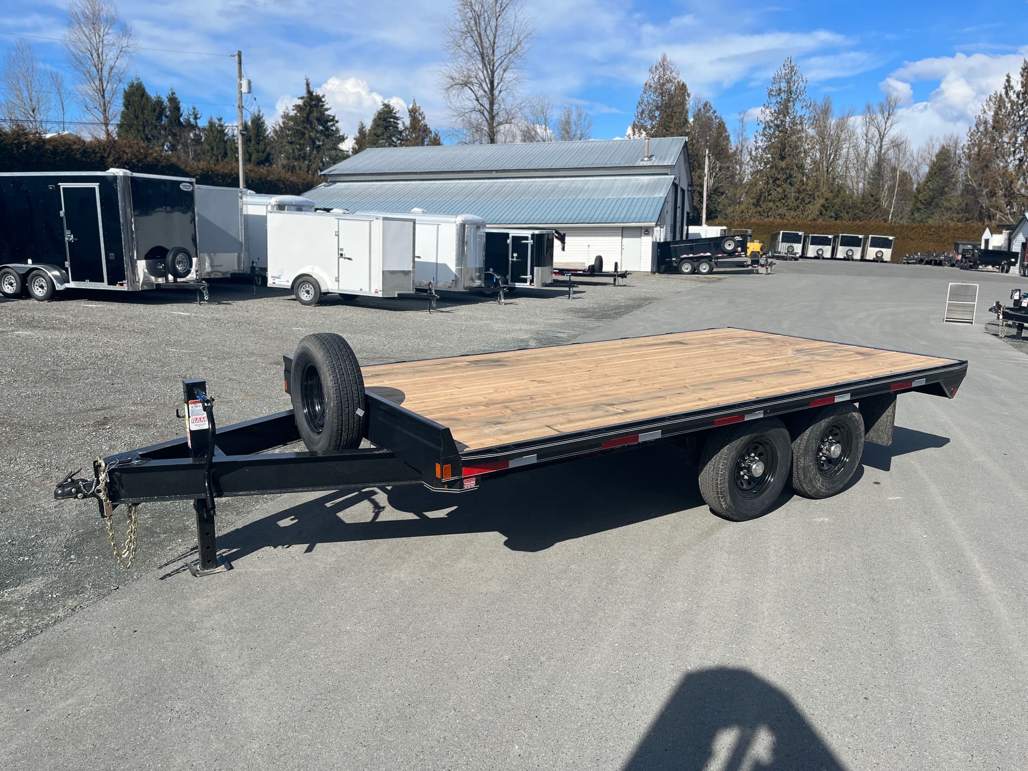 16' Deck-Over Flatdeck Trailer (14,000LBS GVW) - Cummings Trailers