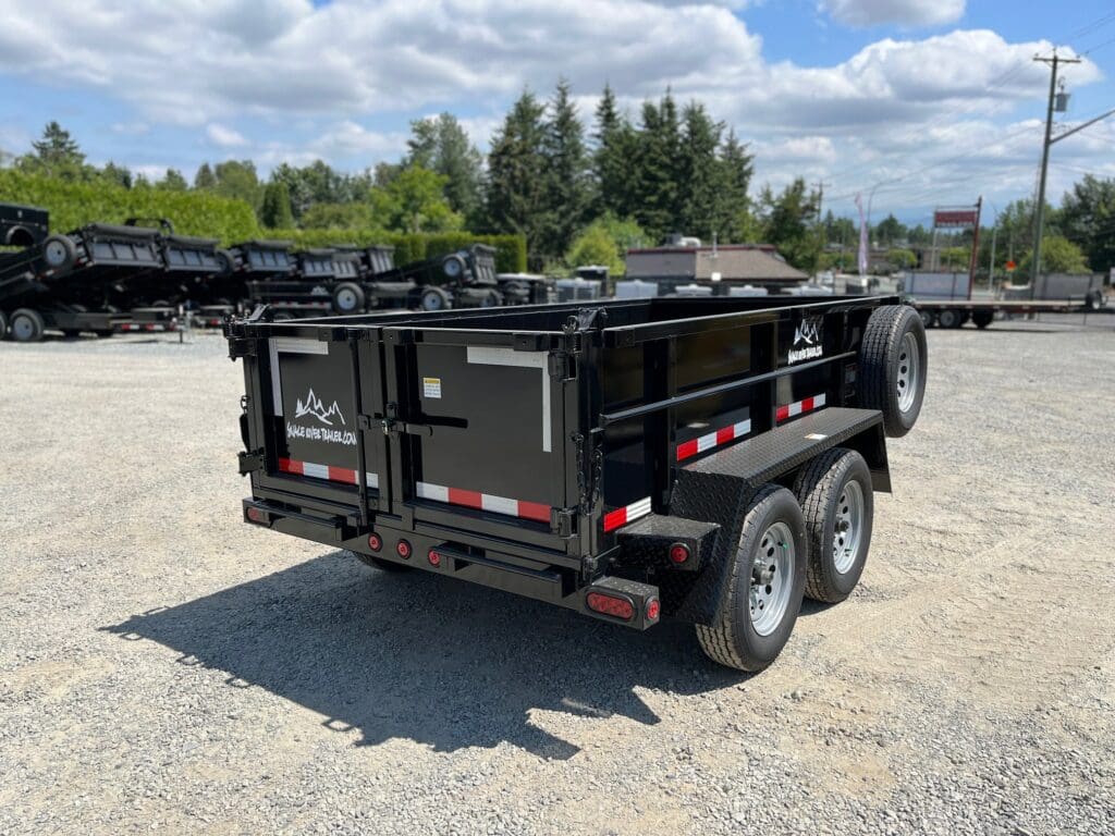 Snake River 5' X 10' Tandem Axle Dump Trailer (7000LBS GVW - 26" Sides ...