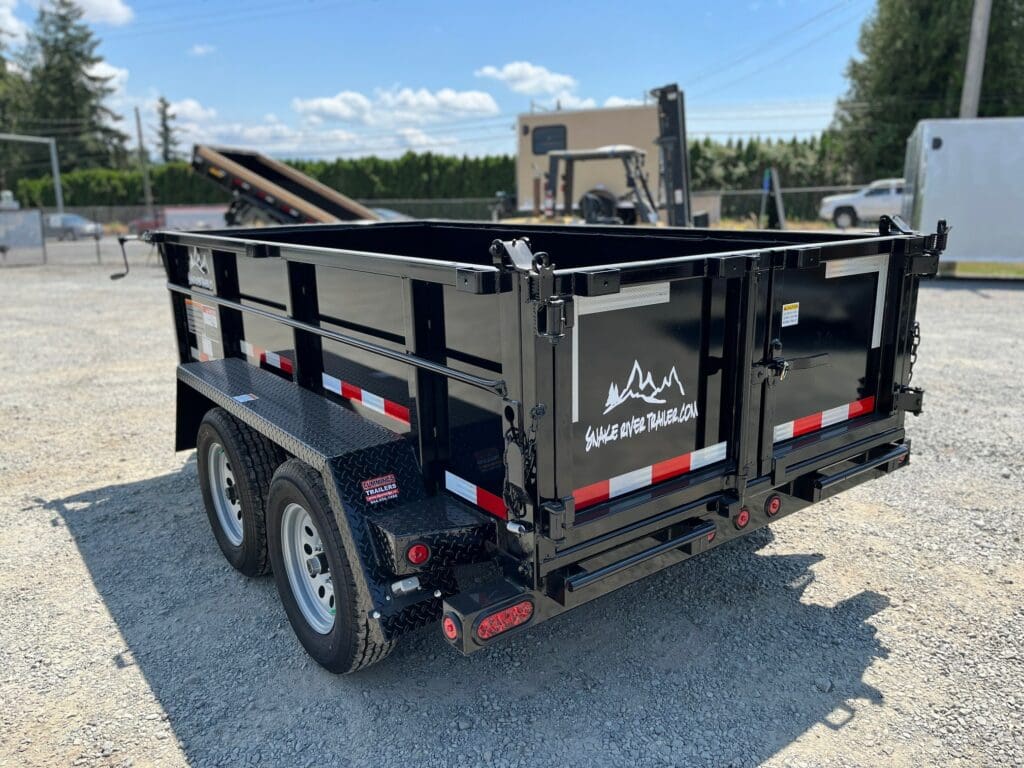 Snake River 5' X 10' Tandem Axle Dump Trailer (7000LBS GVW - 26" Sides ...