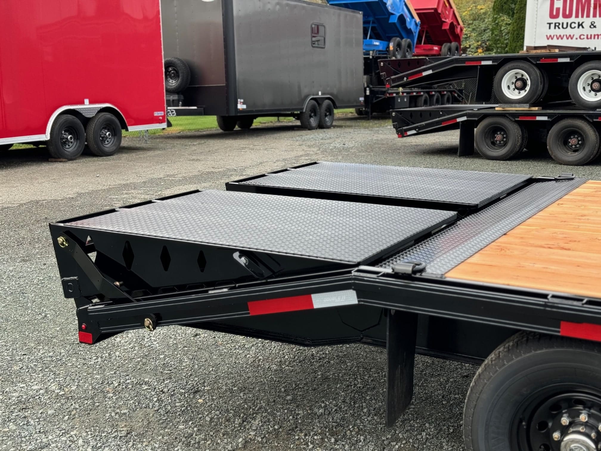24' Double-A Tri-Axle Pintle (21,000LBS GVW - 3:7K Axles) - Cummings ...