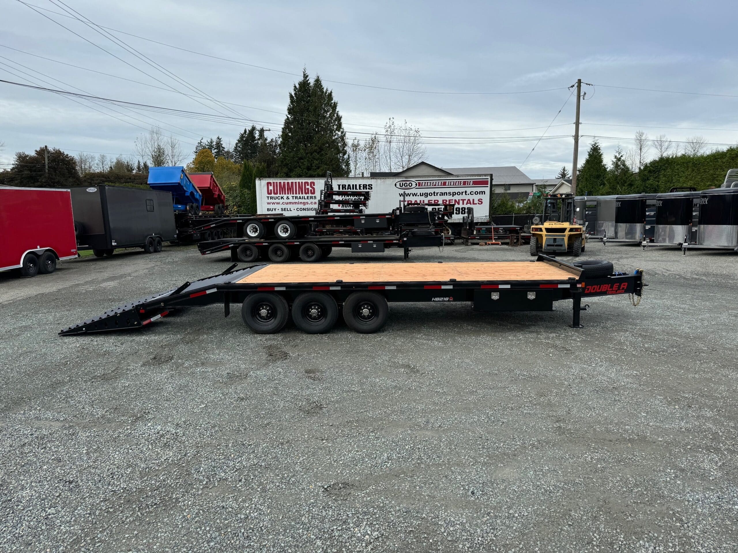 24' Double-A Tri-Axle Pintle (21,000LBS GVW - 3:7K Axles) - Cummings ...