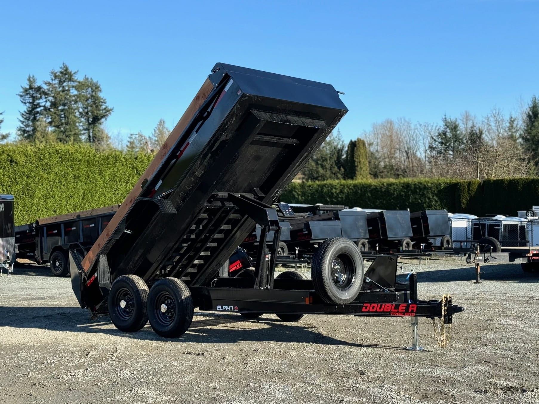 Double-A 7' X 14' Dump Trailer - Excel Series (14,000LBS GVW - 7K Axles ...