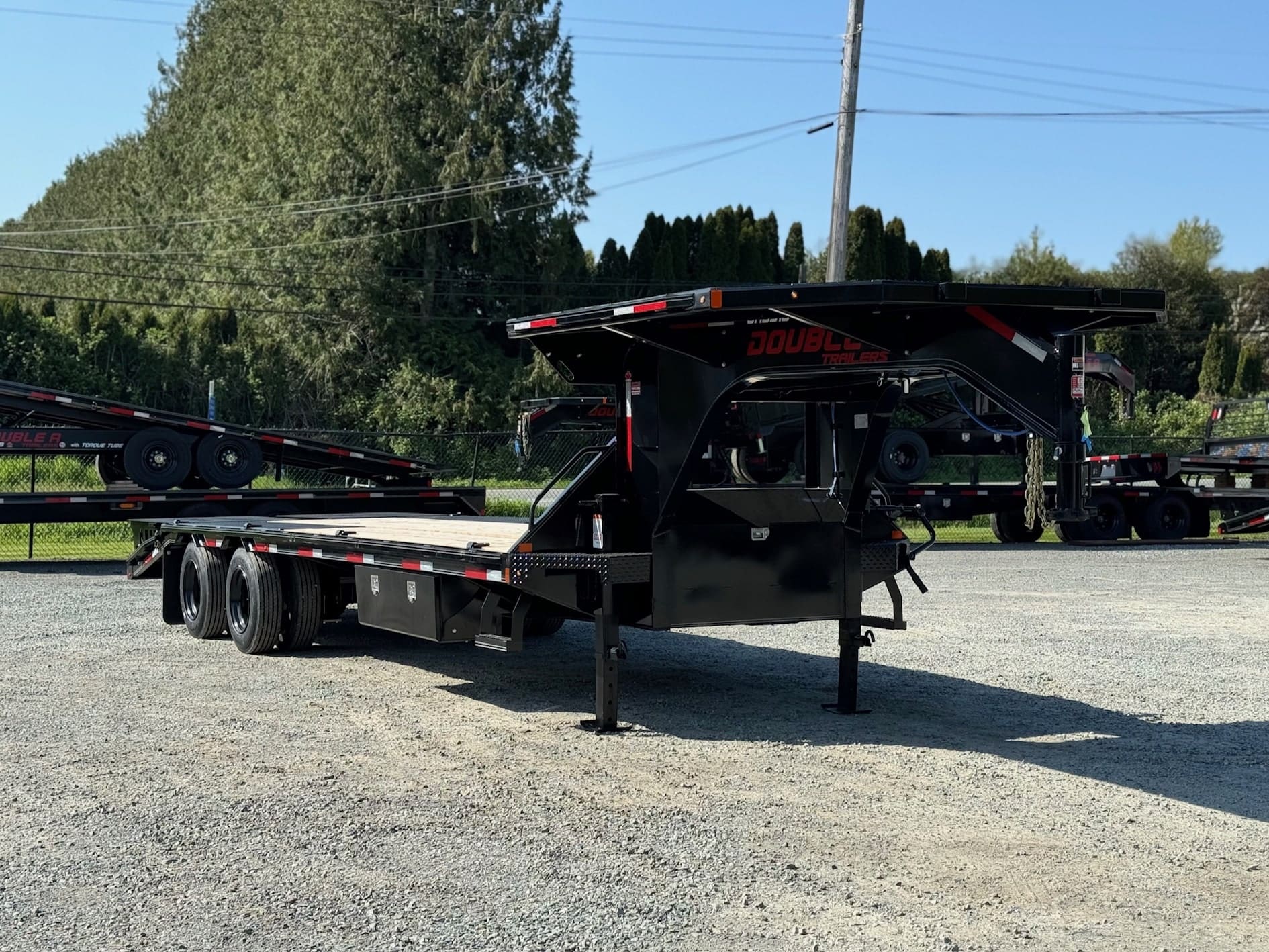 26' Double-A Tandem Dually Gooseneck w/ Upper Deck (34,500LBS GVW - 2 ...