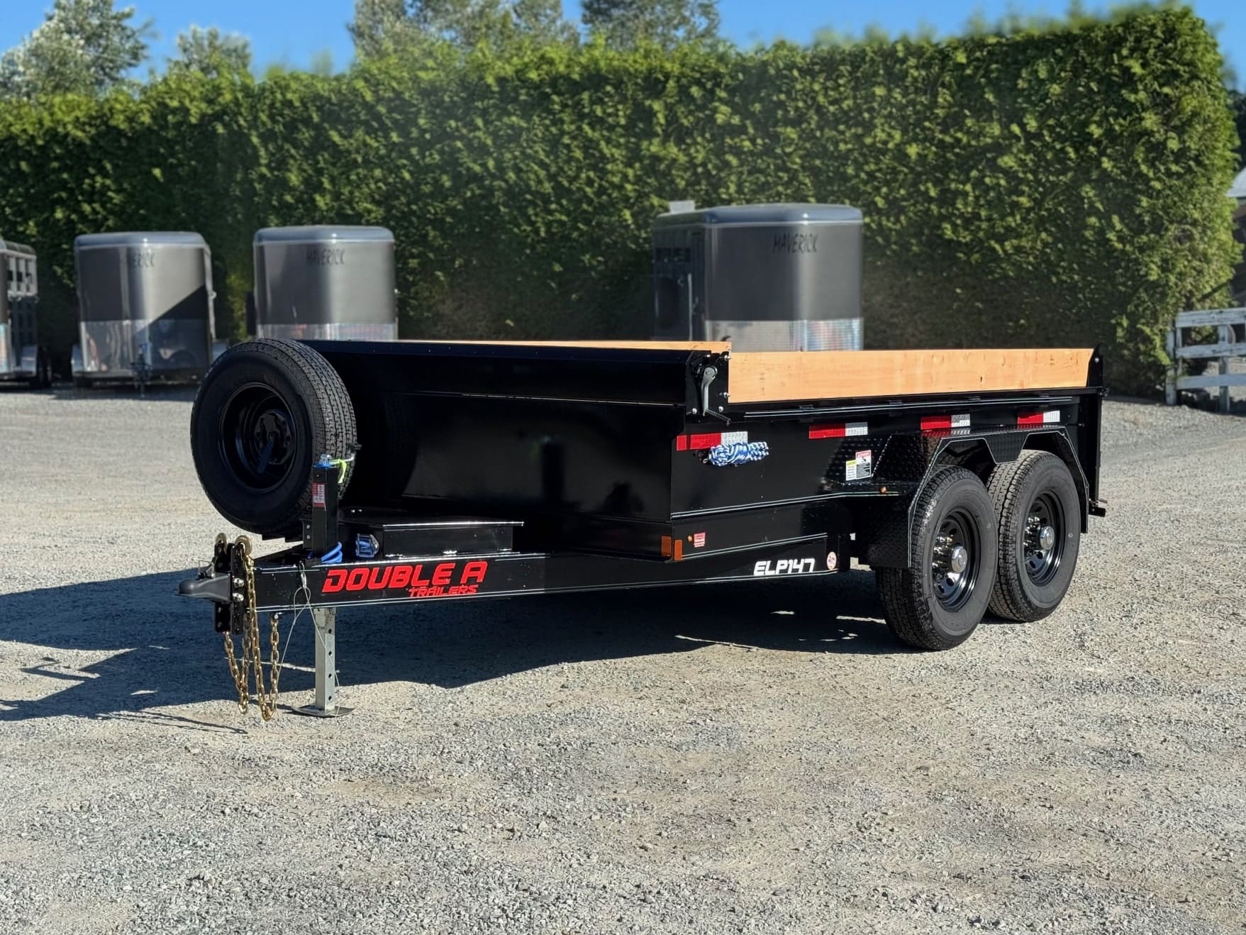 Double-A 7' X 12' Dump Trailer - Excel Series (14,000LBS GVW - 7K Axles ...